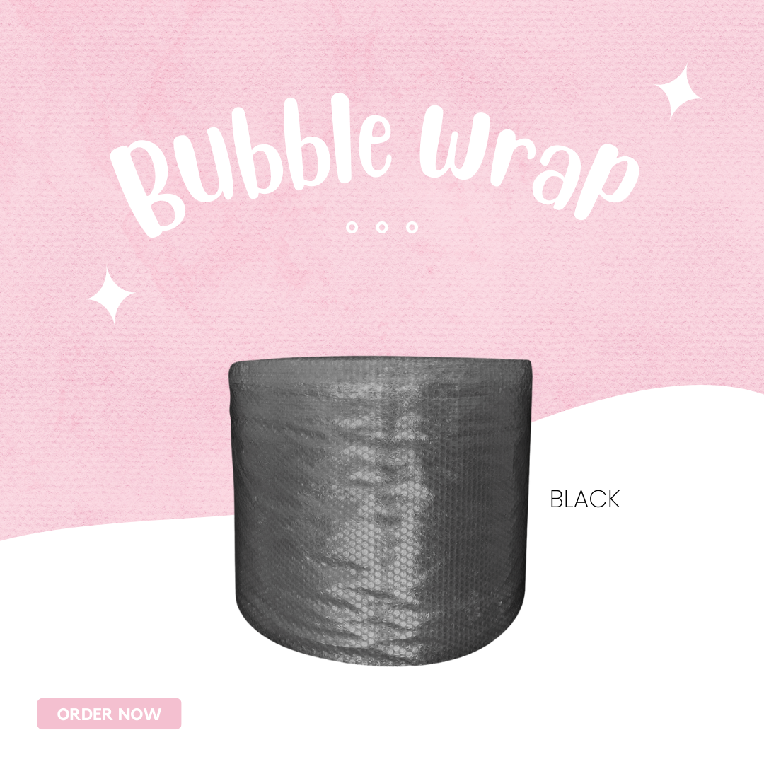 BUBBLE WRAP CLEAR AND BLACK 20"X100 METERS | Lazada PH