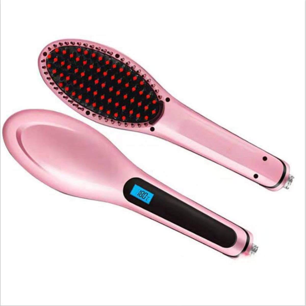 TSZONE electric ceramic Comb Hair Styling Straightener Brush Straight ...