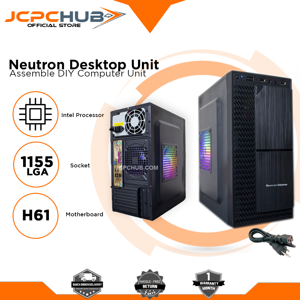 Neutron Keytech Desktop Set | Intel Core2Duo LGA775 Socket Assemble DIY ...