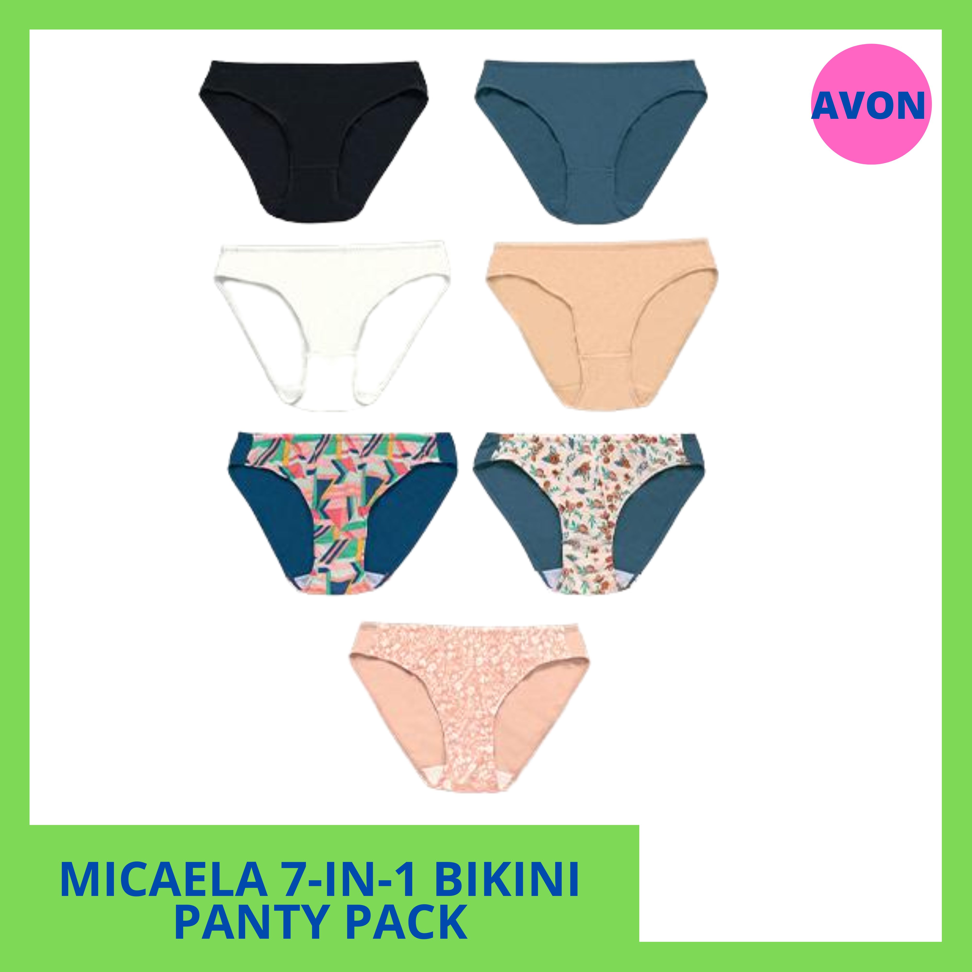 Ysaggy Micaela Avon Panty 7-in-1 Bikini Pack Sale | Lazada PH