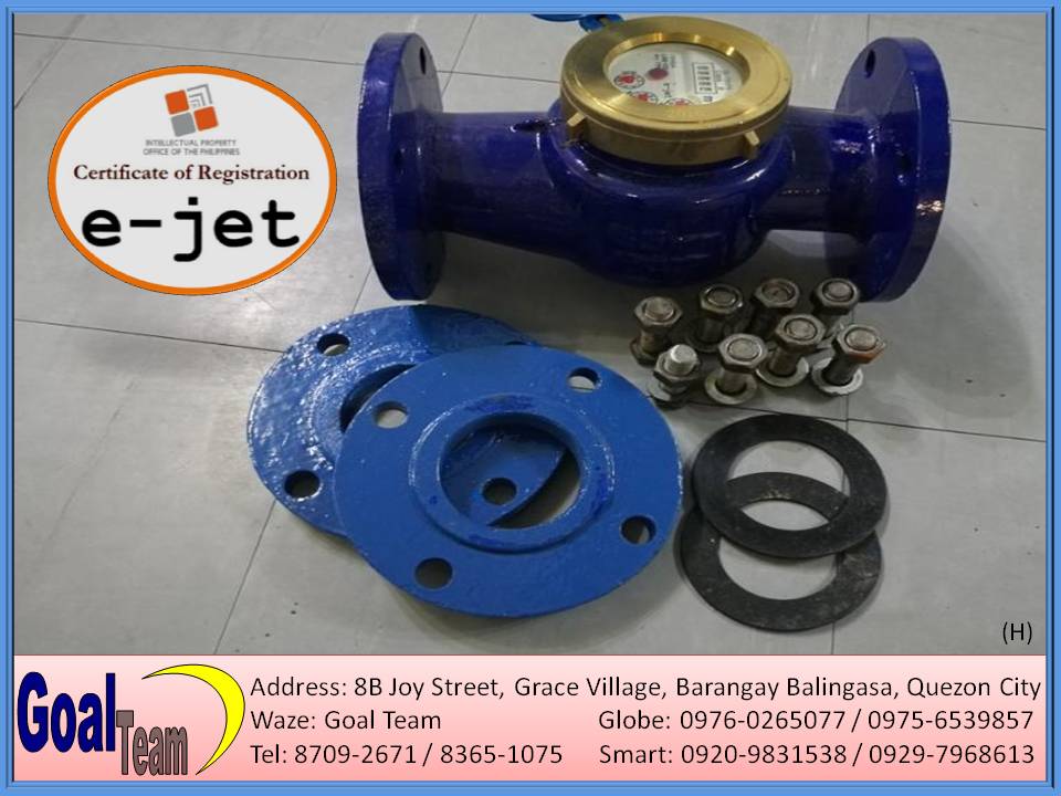 Water Meter E-Jet 2-1/2 in (65mm) Cast Iron & Brass Flange | Lazada PH