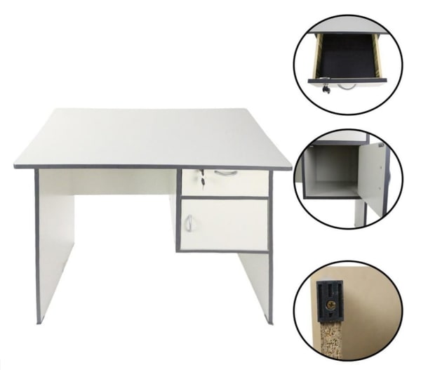 JIT - 1919 Office Table ( Grey ) | Lazada PH