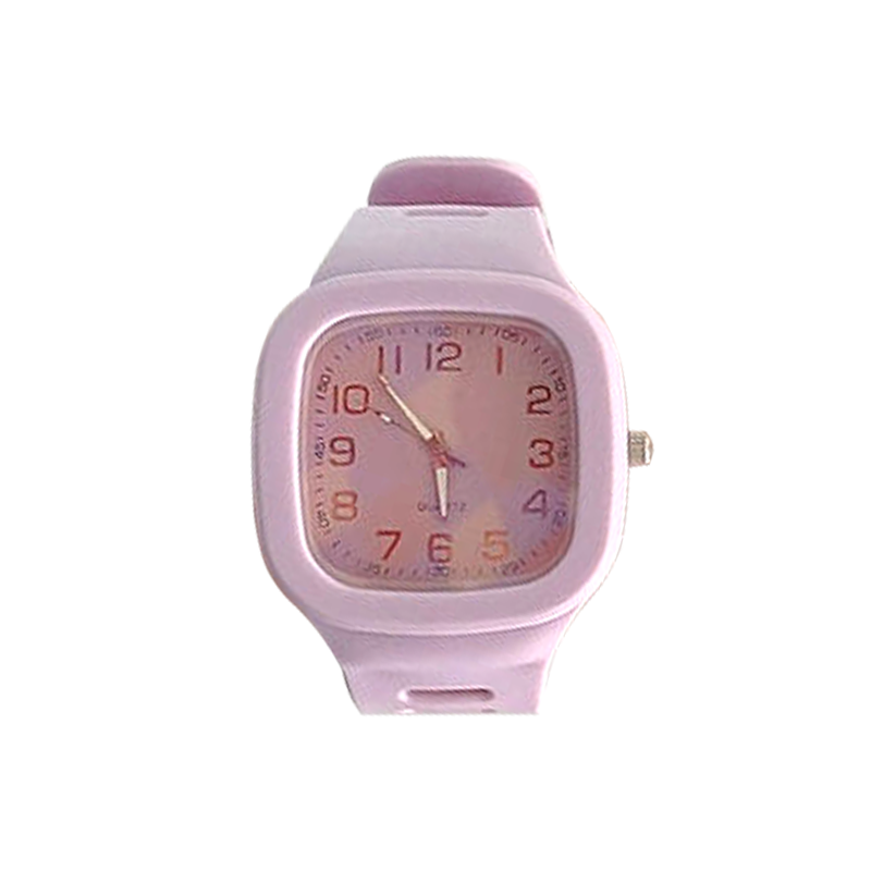 Women Sports Watches Electronic Unisex Silicone Square Watch 6 Colors ...