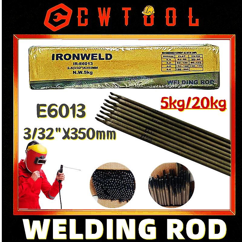 IRONWELD Welding Rod E6013 2.5mm 3/32" Special 5 And 20 Kilo / Box | Lazada PH