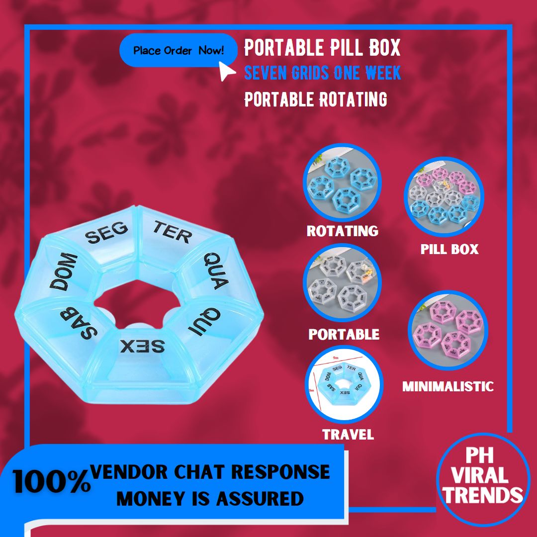 PH Viral Trends PORTABLE PILL BOX FOR TRAVEL MEDICINE MINI TRAVEL ...