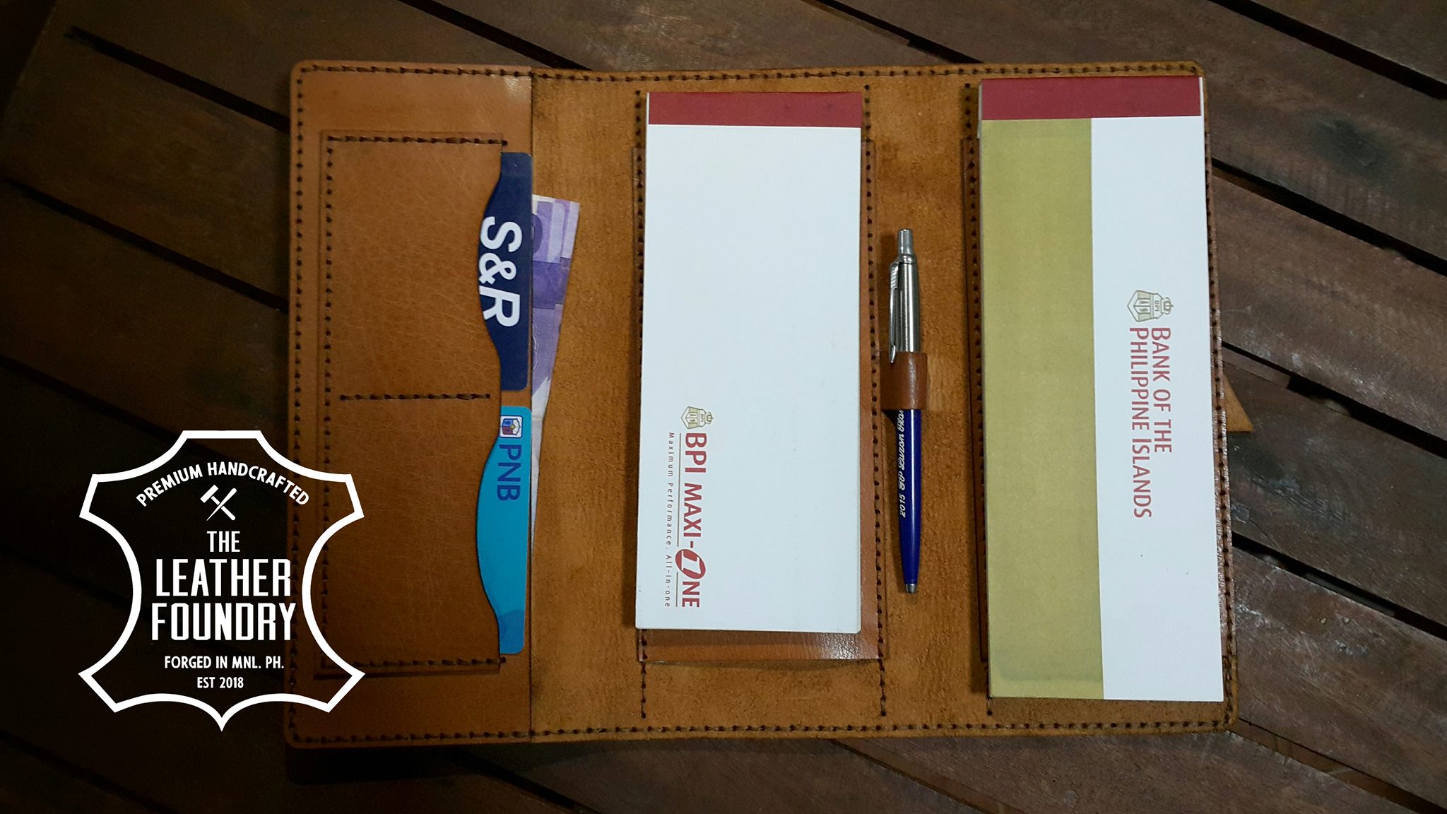 Leather checkbook holder (double) | Lazada PH