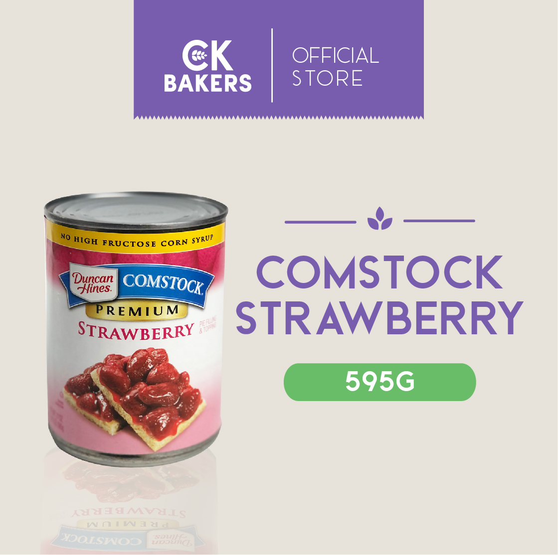 Comstock Original Strawberry Pie Filling and Topping 595g | Lazada PH