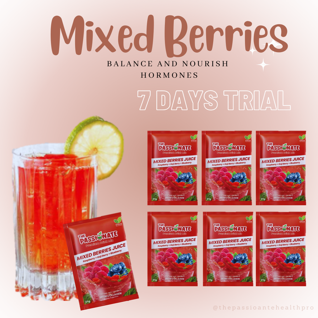 The Passionate Mixed Berries 7 Days Trial Sachet (PCOS Fighter, Hormone ...