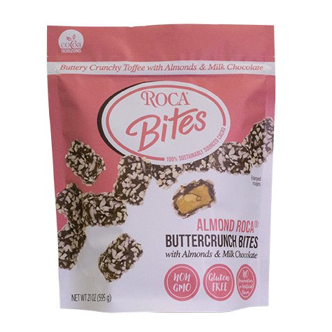 BROWN HALEY ROCA BITES ALMOND ROCA BUTTERCRUNCH BITES ALMONDS & MILK ...