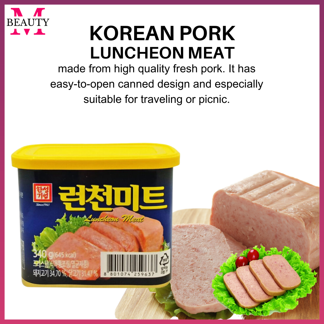 Hansung Luncheon Meat 340g Healthy Korean Luncheon Meat Canned Goods Onhand Healthy Lotte ...