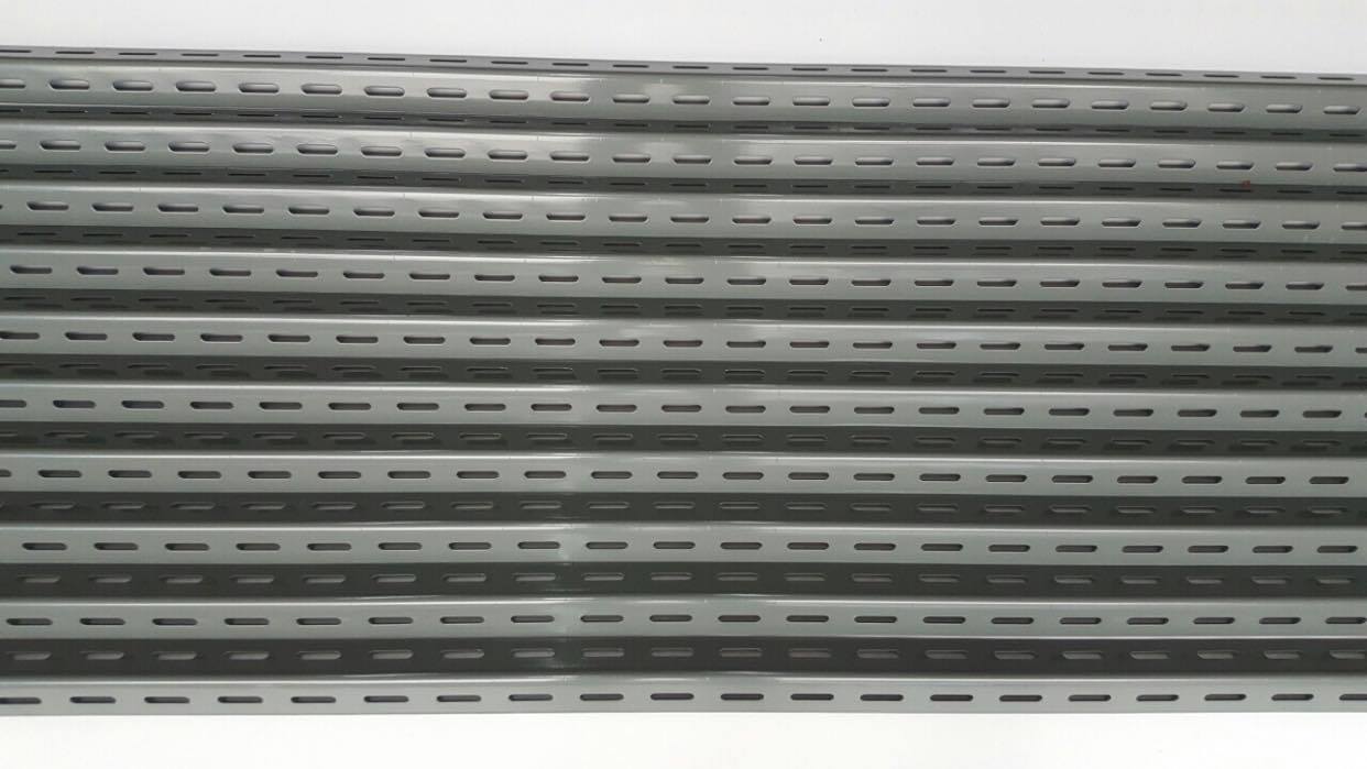 Steel Slotted Angle Bar 1.5" x 1.5" x 2.0mm x 10ft (Gray) 10 PCS with ...