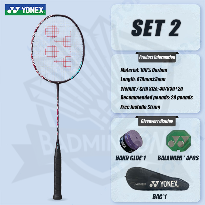 YONEX ASTROX 100ZZ Badminton Racket Full Carbon Single 4U 28Lbs ...