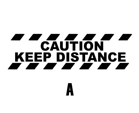Keep Distance Car Sticker | Lazada PH