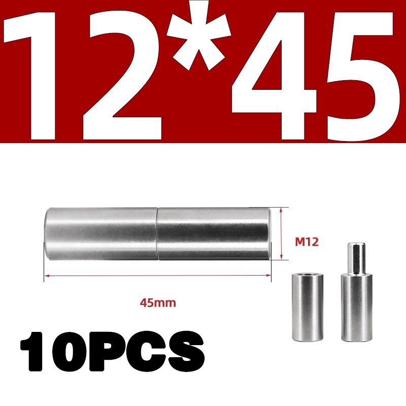 10pcs/set 304 Stainless Steel Cylindrical Hinges Gate Hinges ...