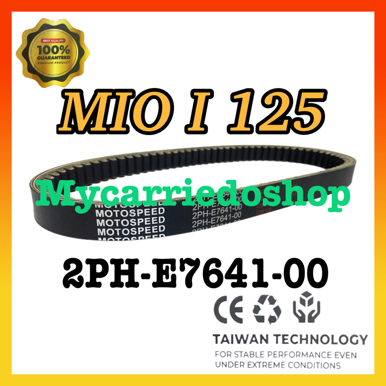 Motorcycle V-Belt Genuine Original Fan Belt Drive Belt 2PH-E7641-00 for ...