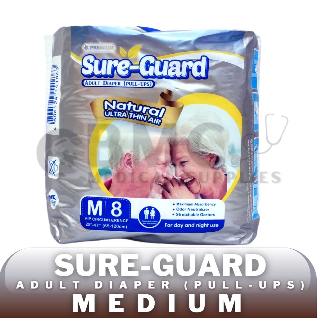 Sureguard Pull-Ups Adult Diapers (Medium Large) | Lazada PH