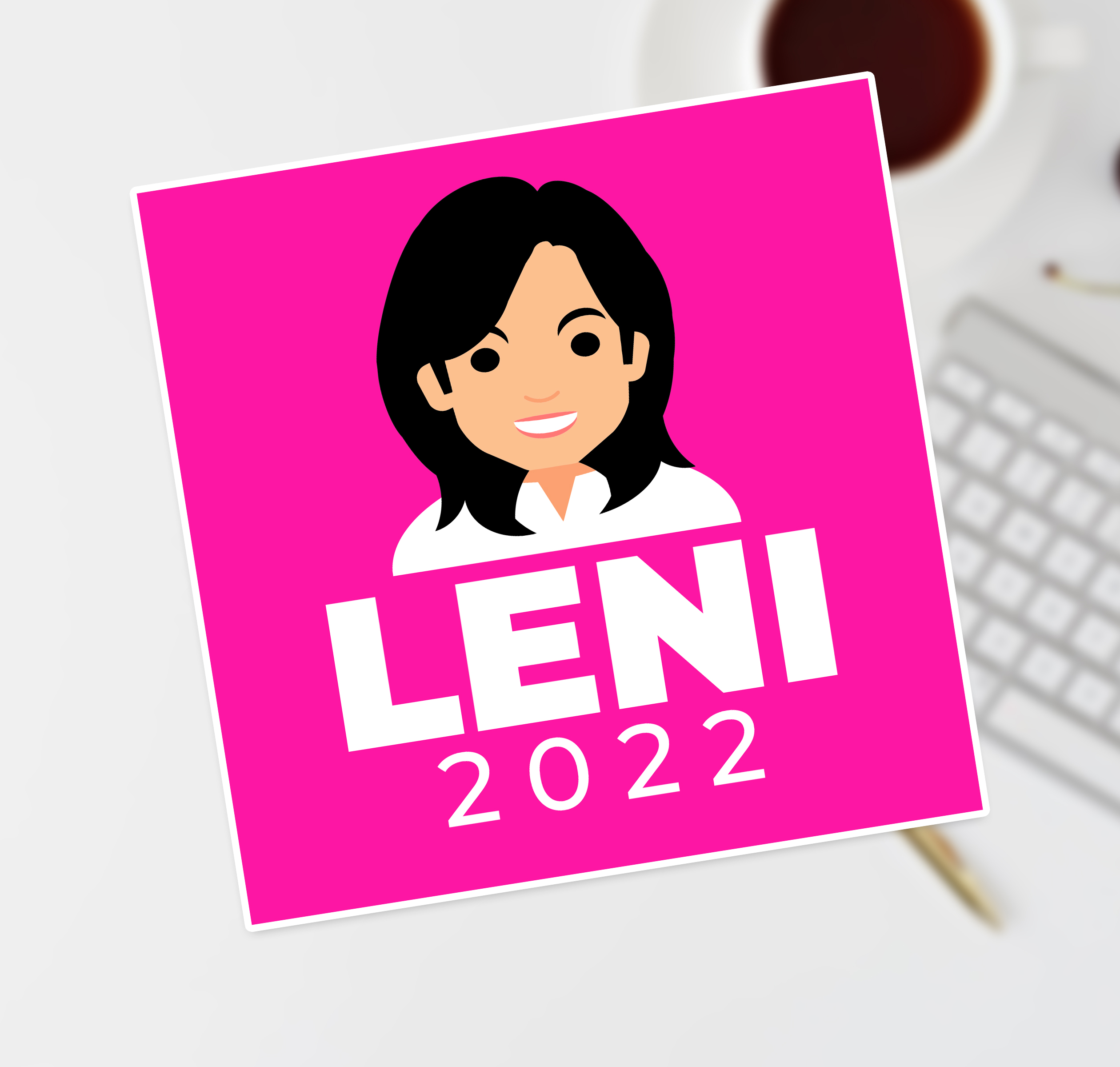 Lets Support Leni Leni 2022 Sticker Let Leni Lead Sticker Waterproof ...