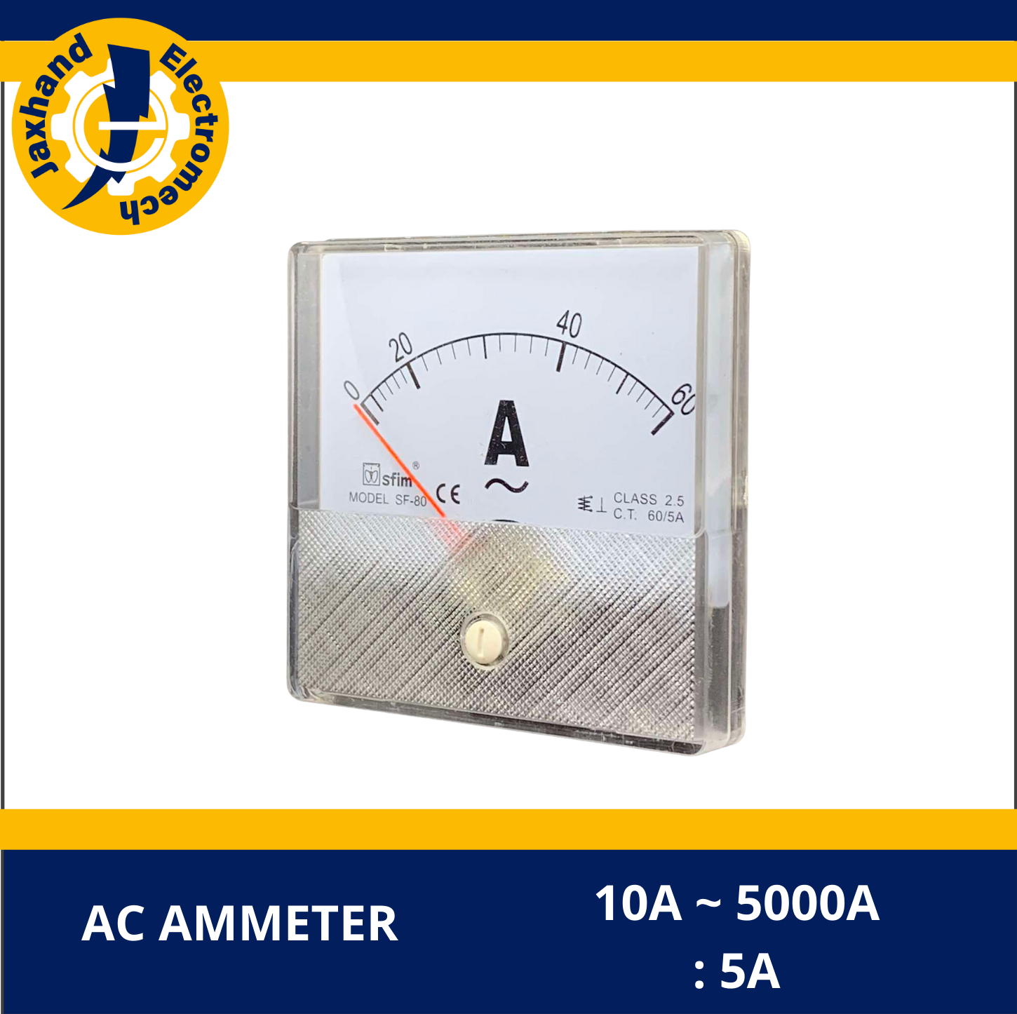 AC Ammeter 3" X 3" SF-80, SFIM | Lazada PH