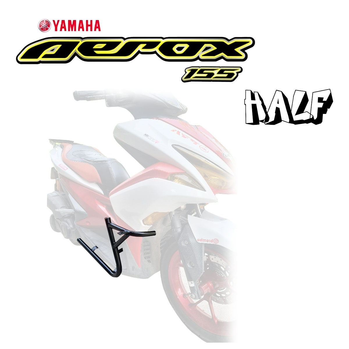 AEROX 155 ( v1 - v2 ) - Half Crash Guard | Lazada PH