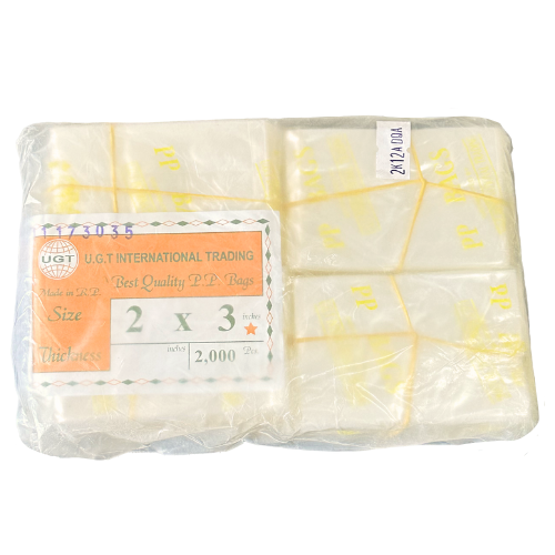 Plastic bag 2x3 PP Clear for Packing of Small Items Thick .0018 Makapal ...
