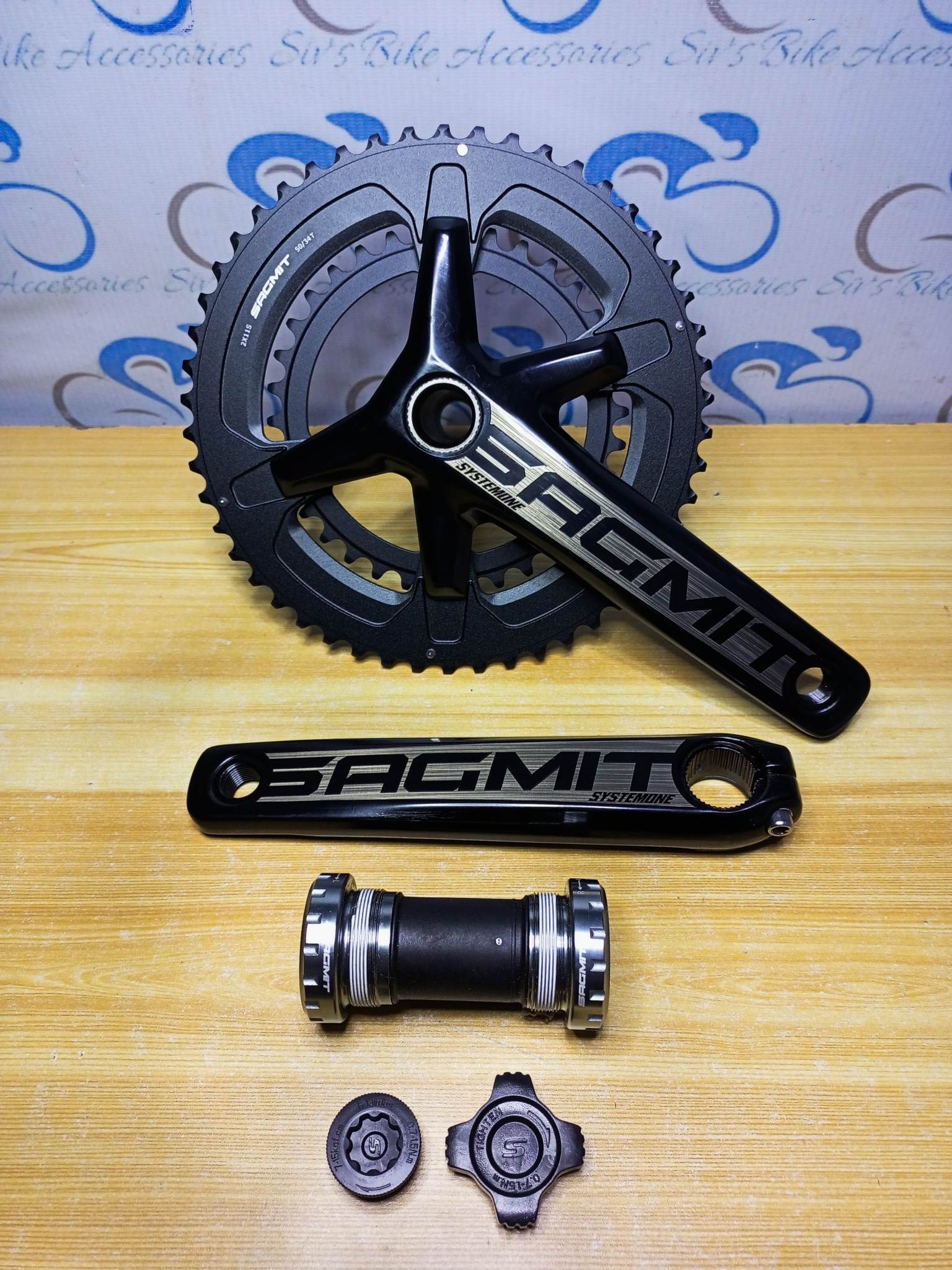 Sagmit Systemone V2 Crankset Hollowtech for Road Bike with BB | Lazada PH