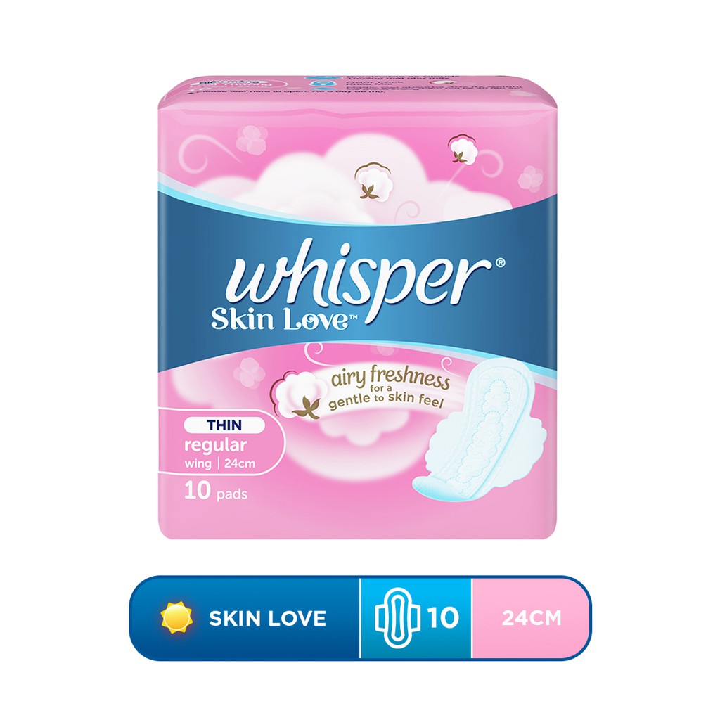 Whisper Skin Love Regular 10s | Lazada PH