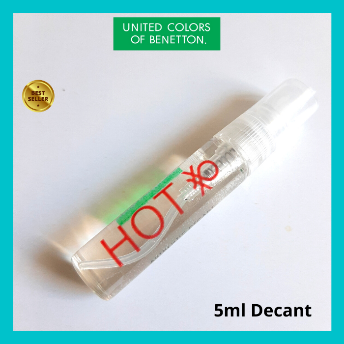 Decant - 5ml United Colors of Benetton Hot Eau de Toilette Perfume for ...