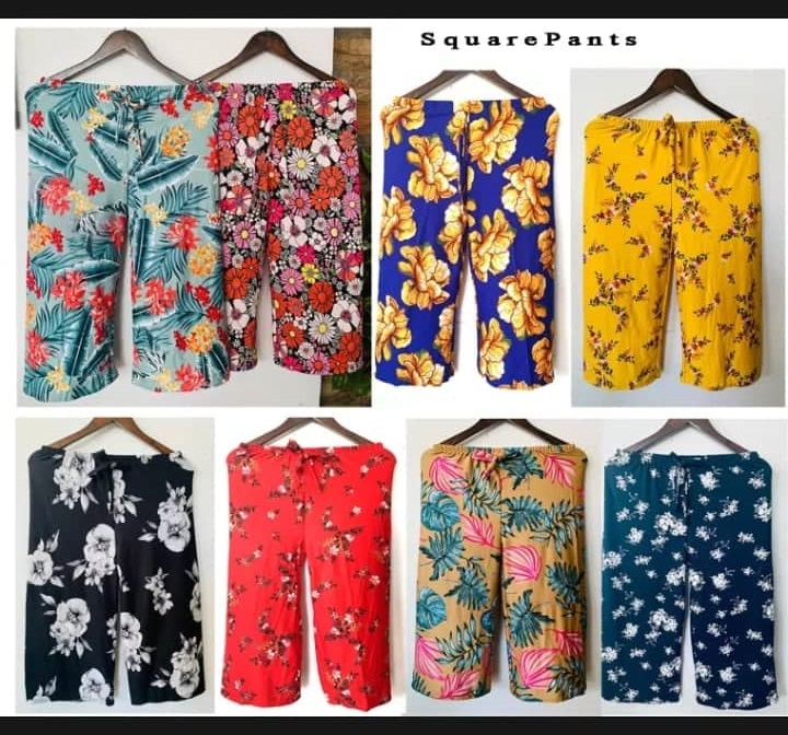 JBS Assorted Square Pants Tokong for Women Fit up to XL Pambahay Outfit ...
