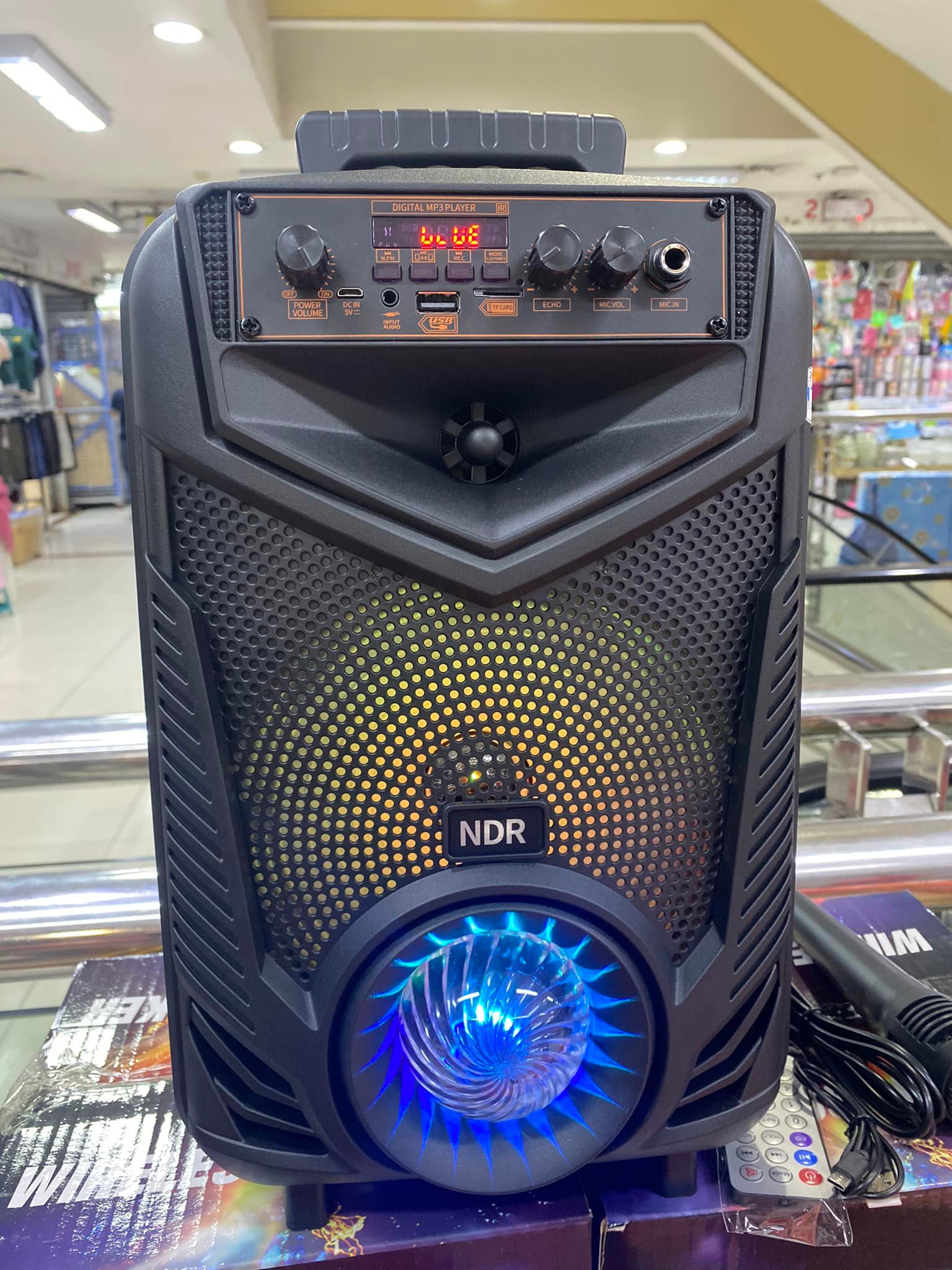 NDR-P44 8 inches Karaoke Wireless Bluetooth Speaker With FREE MIC | Lazada PH