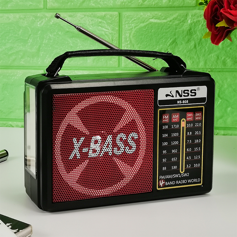 Portable Emergency Light Radio With 4 BAND FM/AM/SW1/SW2 NSS NS-808 ...
