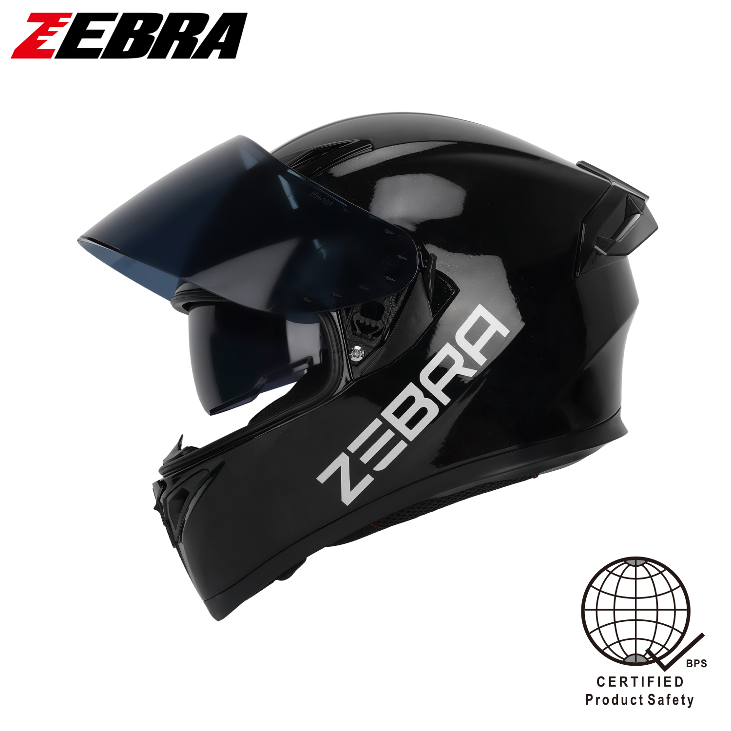 ZEBRA FF801 Motorcycle helmet full face dual visor for Men and Women ...