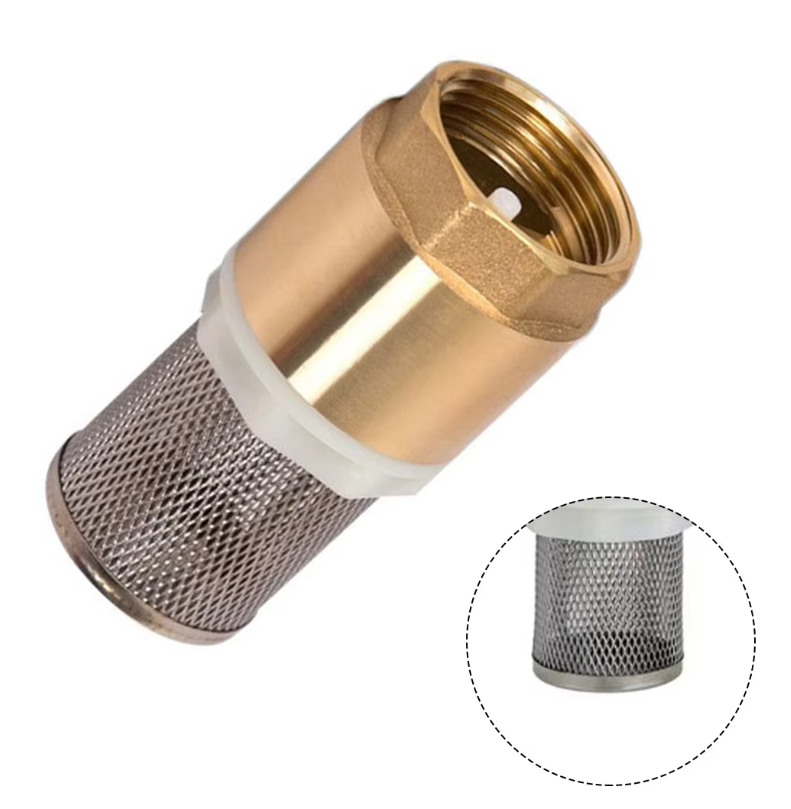 Female Thread Brass Non-return Swing Valce Check Valve Prevent Water ...