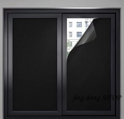 Yo 45*100cm UV Protection Window Total Blackout Privac Sticker Privacy ...