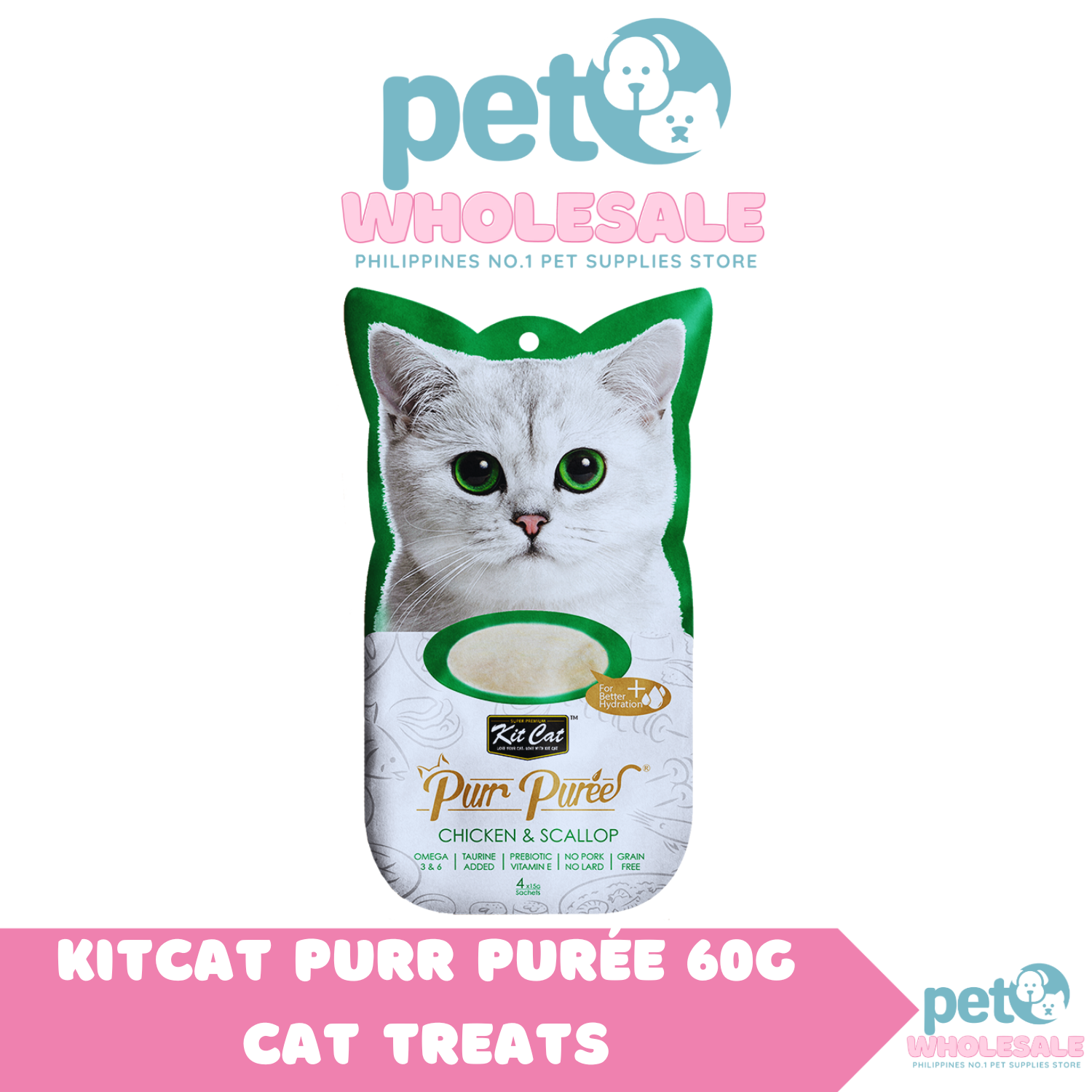 KITCAT PURR PUREE CAT TREATS PER PIECE 15G | Lazada PH