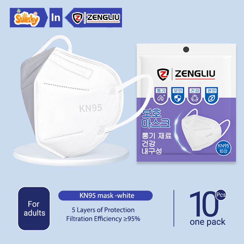 Zengliu 100 PCS KN95 Mask Original 50 Pcs 5 ply Face Mask N-95 Face ...