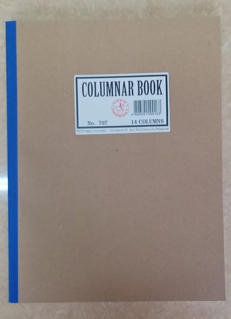 Columnar Notebook Accounting Notebook Veco #707 JOURNAL, LEDGER, CASH ...