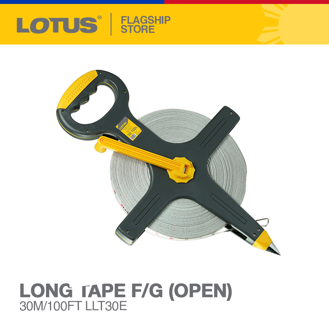 Lotus Long Tape F/G (OPEN) 30M/100FT LLT30E - Measuring Tools | Lazada PH