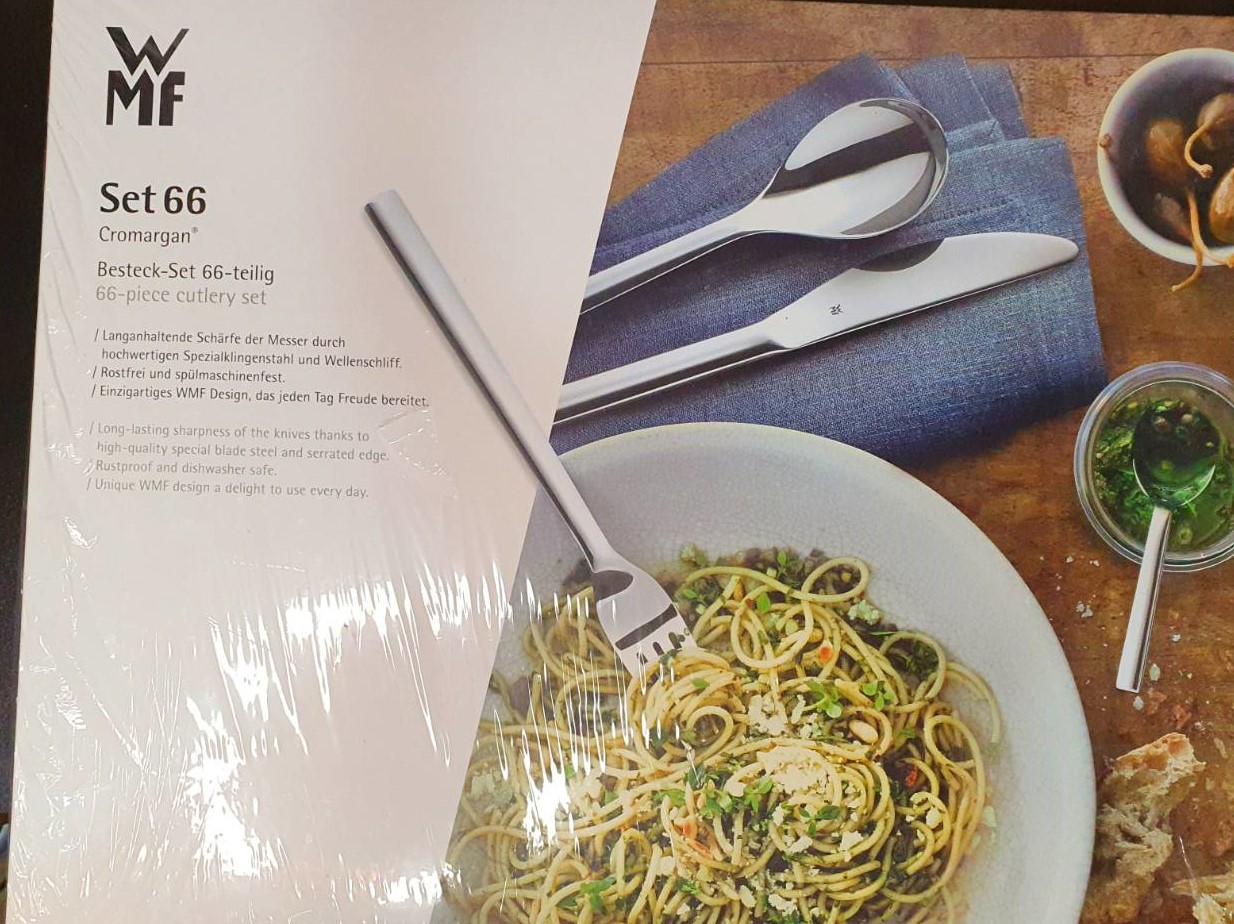 WMF 66 pcs Cutlery Set - Palermo Setting for 12 + 6 Serving Utensils ...