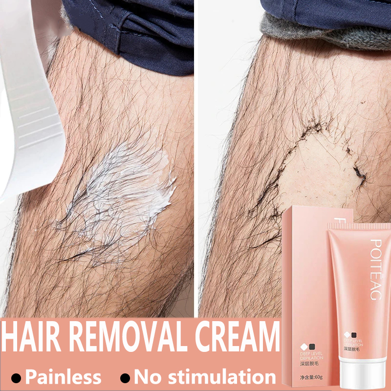 Painless Hair Removal Cream Permanent Leg Hair Arm Underarm Hair ...