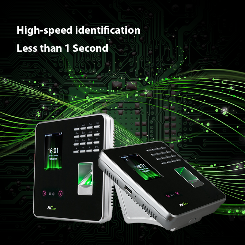 ZKTECO/Central Control Wisdom ZK3969 Biometrics Face Recognition Fingerprint Time Card Machine ...