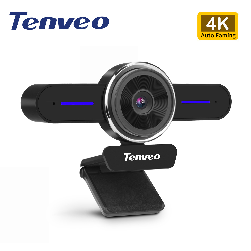 4K AI Auto Framing Webcam Conference Web Camera with Dual Omni ...