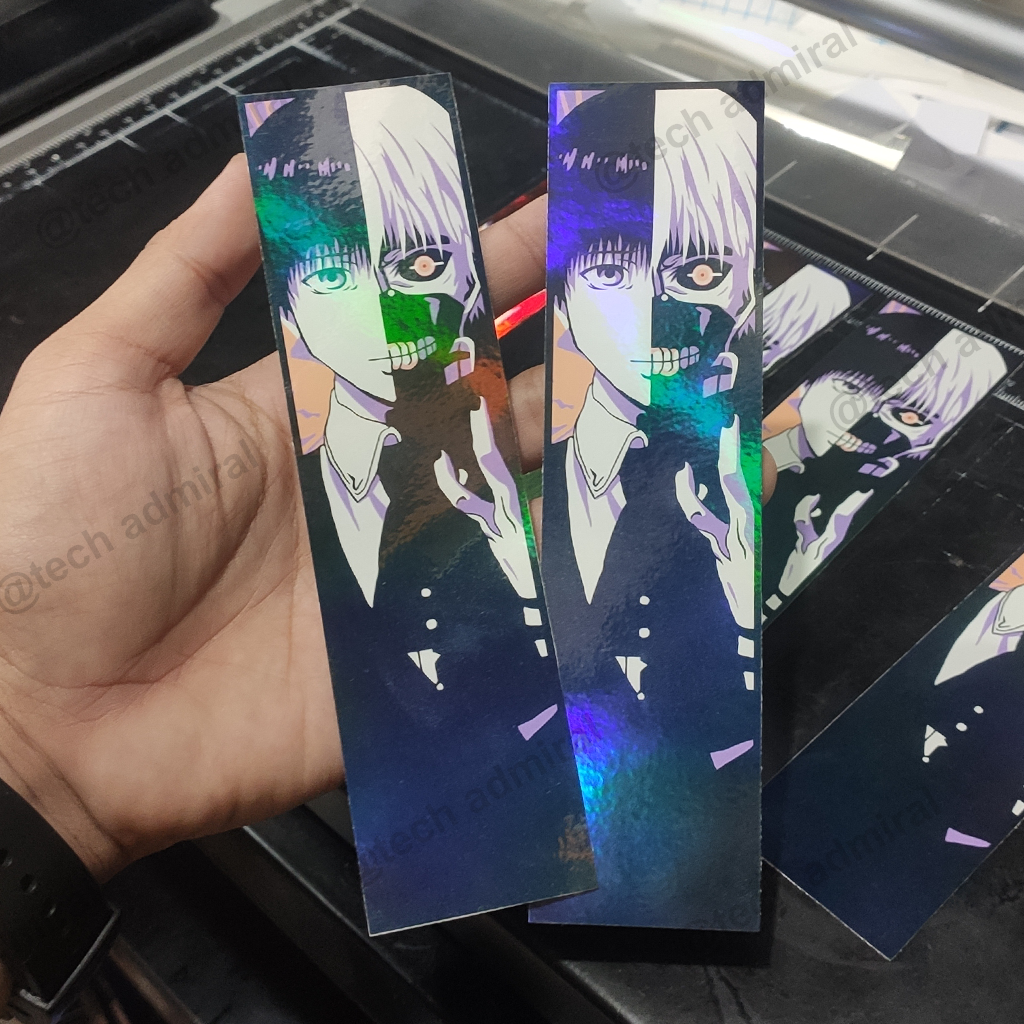 Top Box Sticker Waterproof Tokyo Ghoul Ken Kaneki (HOLOGRAPHIC) | Lazada PH
