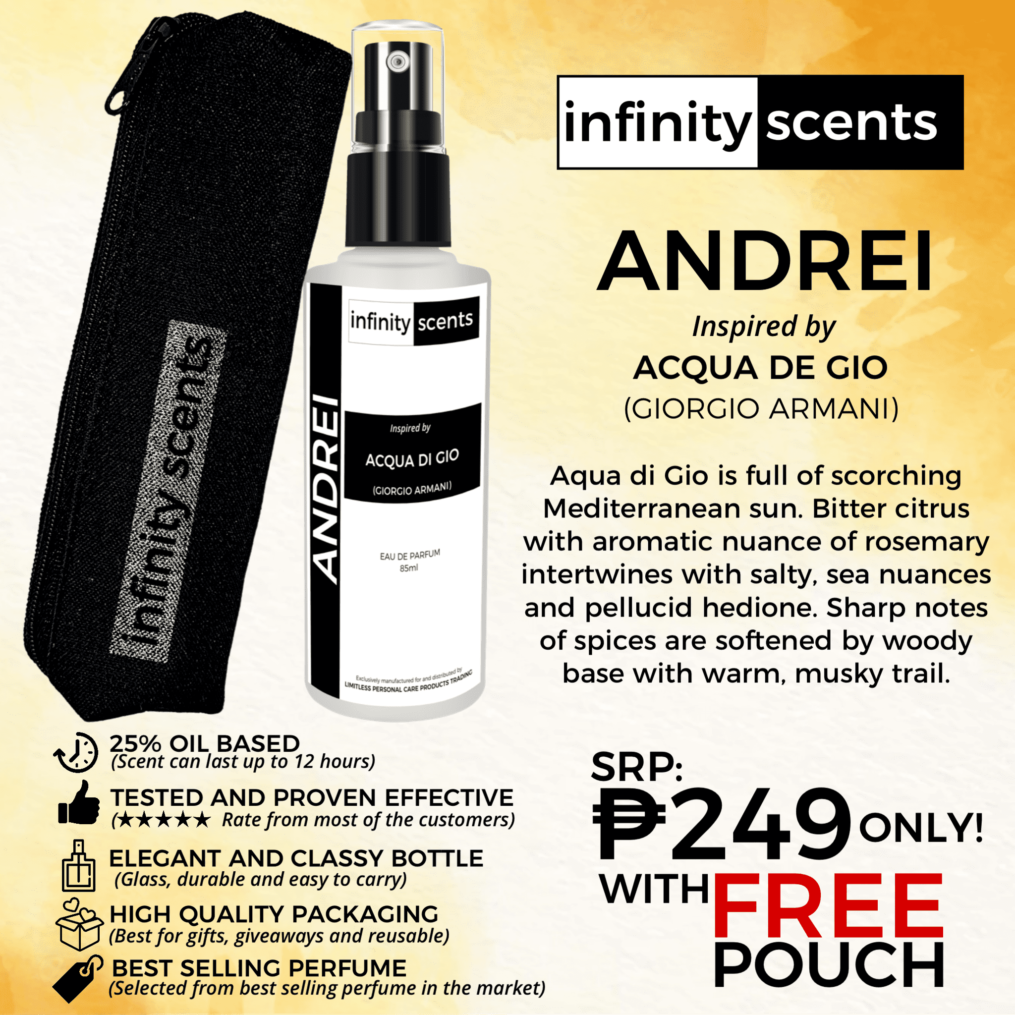 Infinity Scents Inspired Scents For Men | Lazada PH