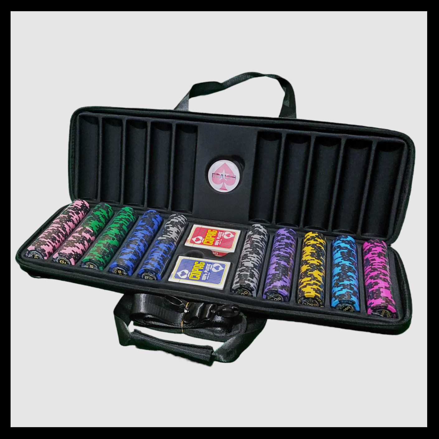 VIP 500 13.5g Pro Chip Set Casino Quality Clay Poker Chips with ...