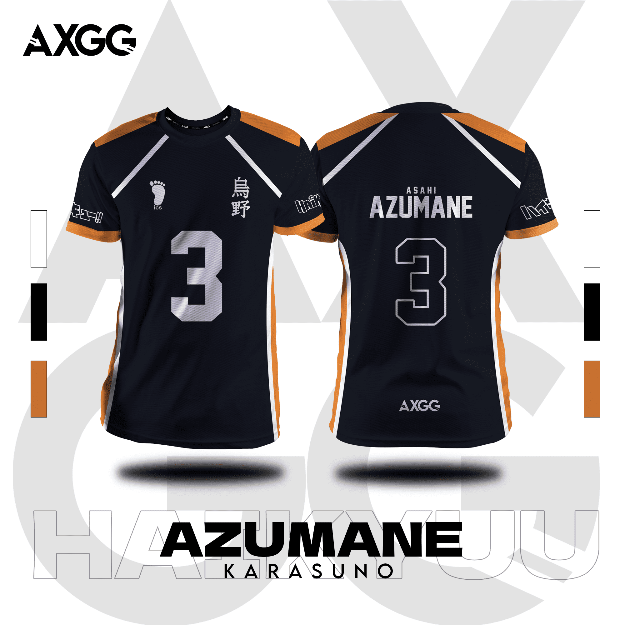 AXGG ' Haikyuu Karasuno ' Anime Shirt | Lazada PH