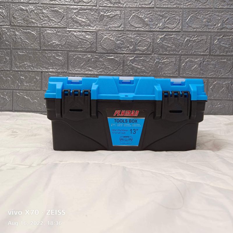 Flyman USA Heavy-duty plastic tool box | Lazada PH