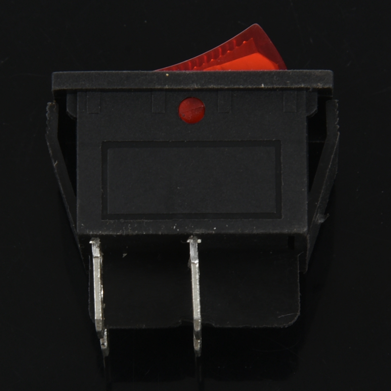 Red Light 4 Pin DPST ON/OFF Snap in Rocker Switch 15A/250V 20A/125V AC ...