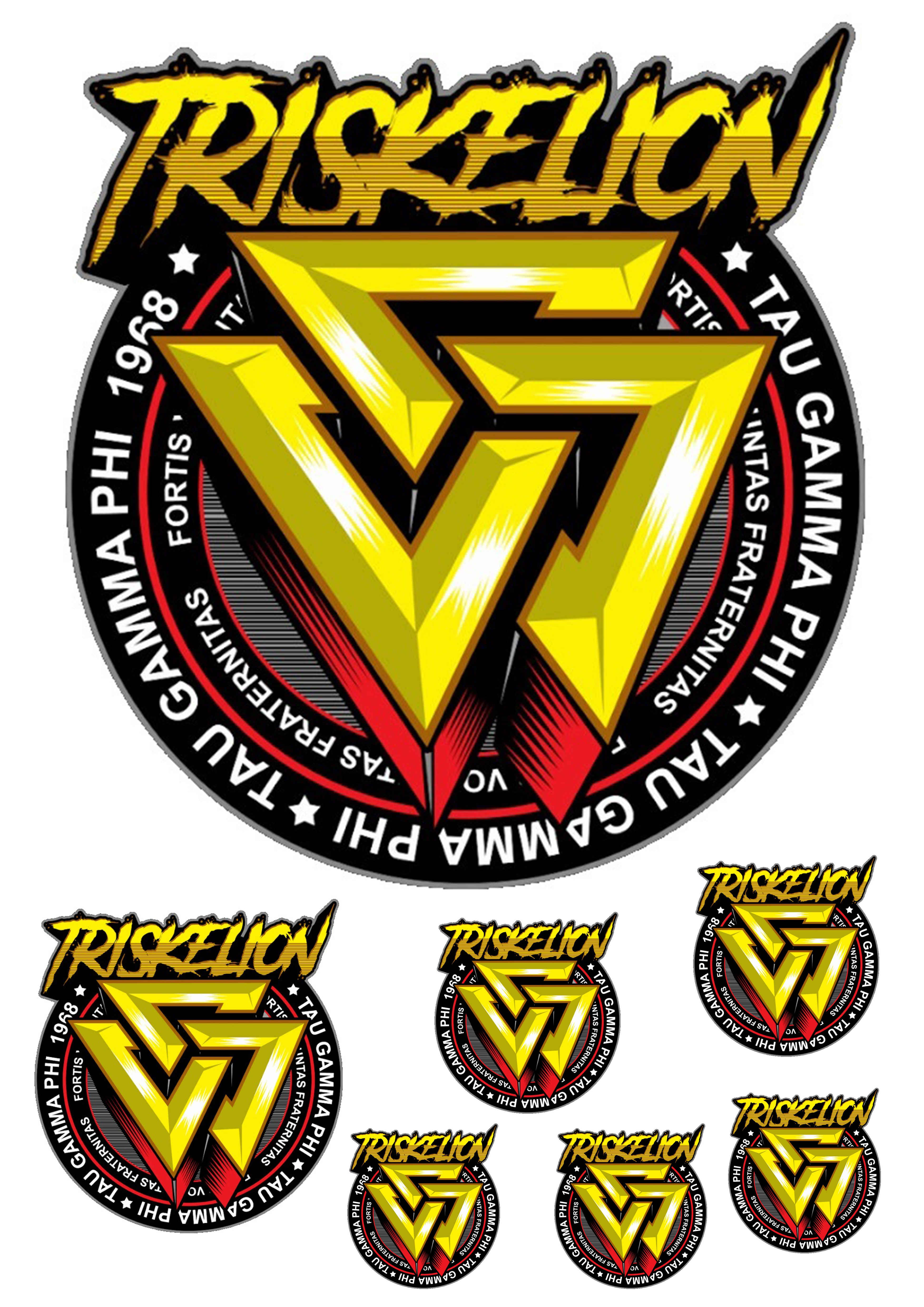 triskelion big logo motorcycle sticker | Lazada PH