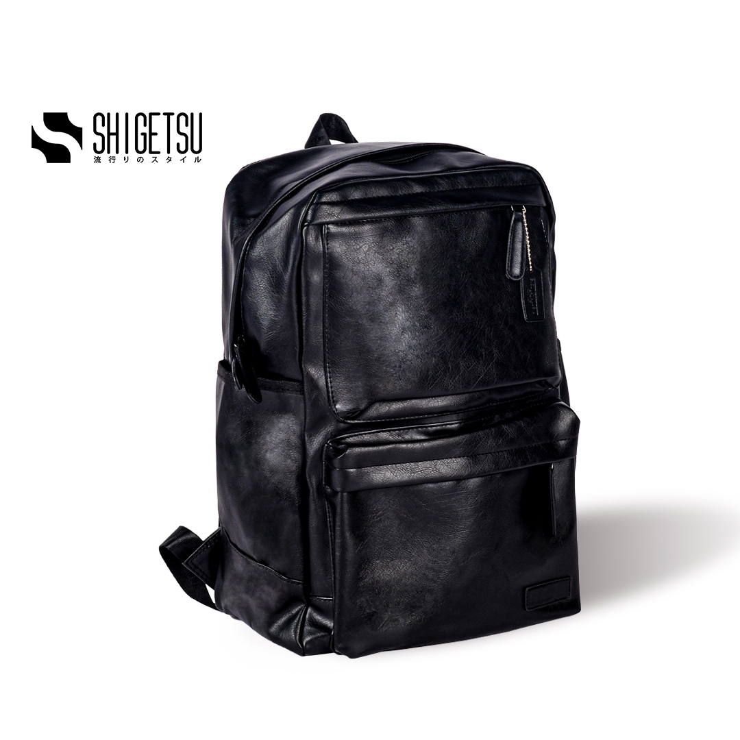 Shigetsu Men's Leather Backpack collection for men and women laptop bag ...