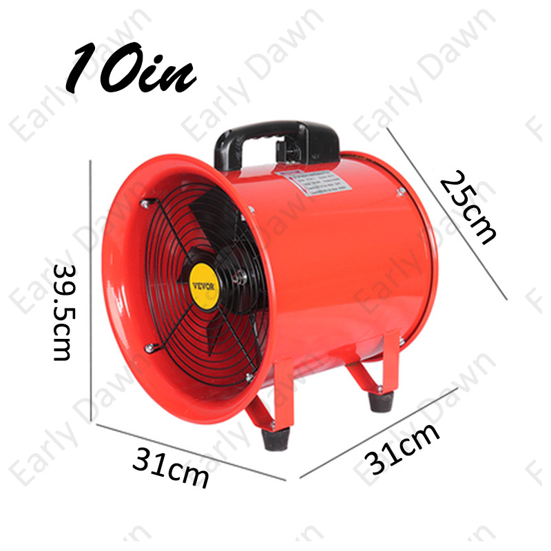 COD 8/10/12in Portable blower Ventilation fan , Exhaust Fan, industrial ...